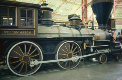 Railroad Slide - Baltimore & Ohio #25 William Mason 4-4-0 Locomotive 1989 | eBay