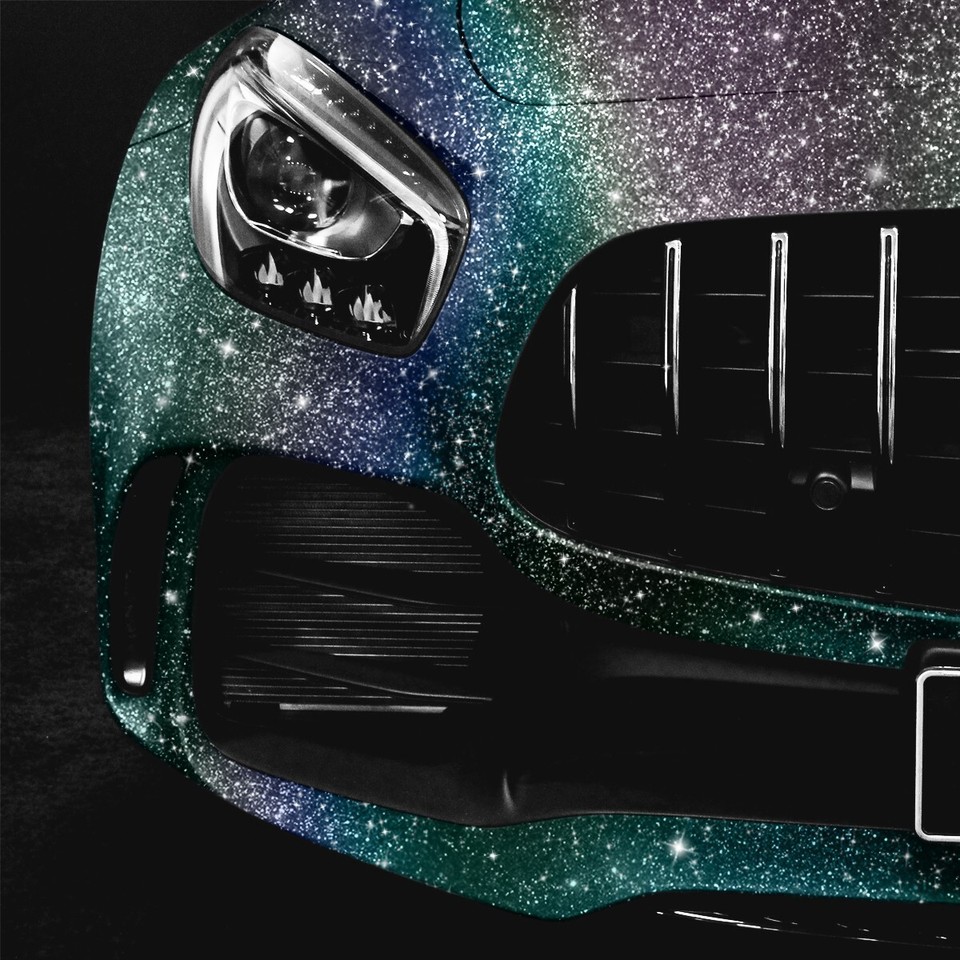 Hemway Gun Metal Holographic Metal Flake 0.015" 100g Auto Car Glitter Paint | eBay