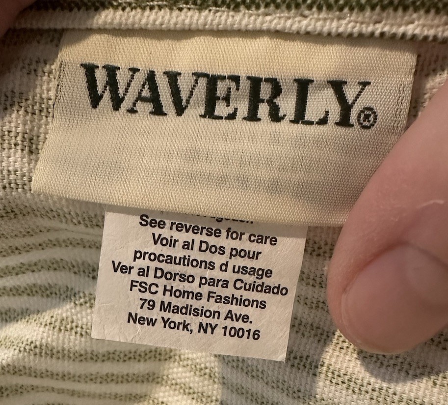 Waverly Norfolk Rose Spring Romance Valance No Tassel 48” x 18” French ...