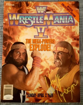 WWF/WWE The Mega Powers Explode full Magazine sighed by Hulk Hogan | eBay