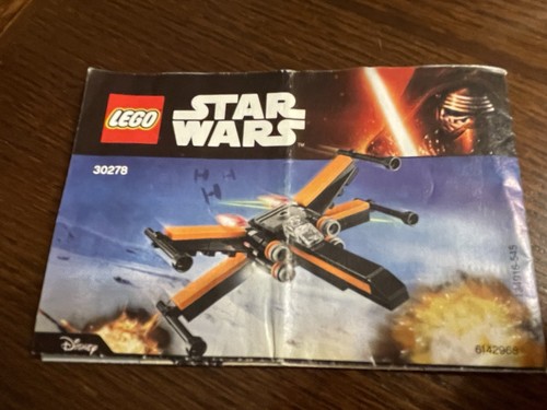 Lego Star Wars Poe's X-Wing Fighter 30278 complete w/instructions, no ...