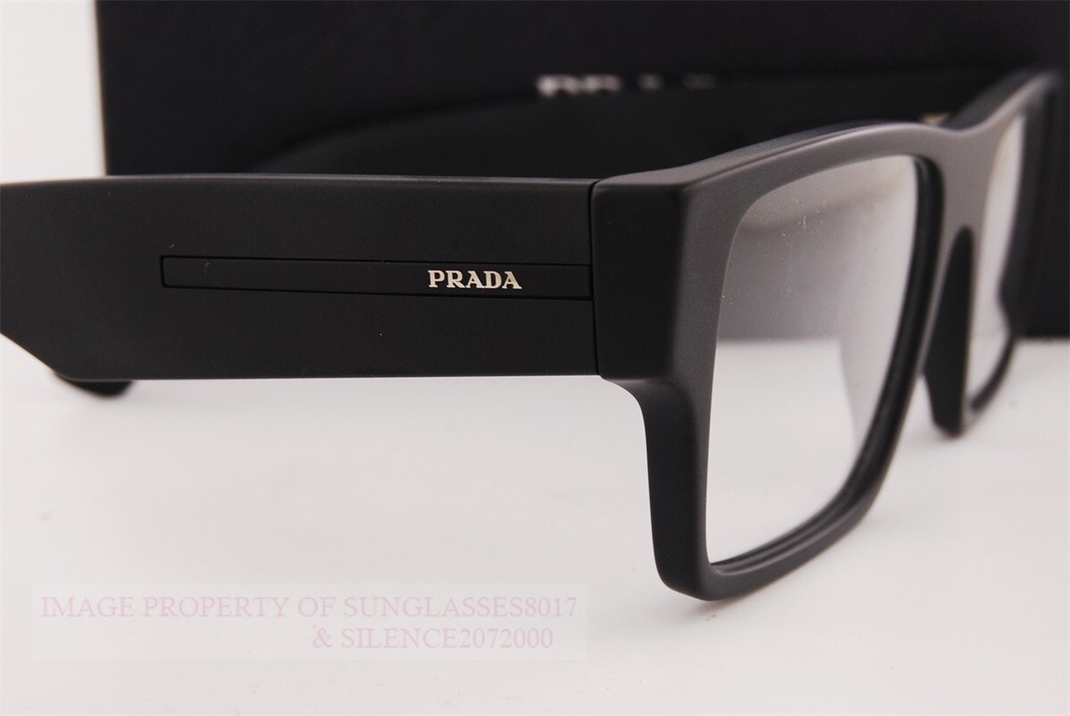 Brand New Prada Eyeglass Frames PR A08V 12P Black For Men Size 54mm | eBay