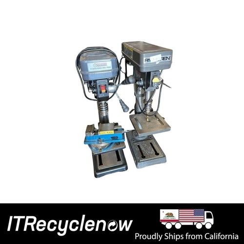 Palmgren 5 Speed Drill Press 10" and 8" Bench Step Pully 1/3HP 115V ...