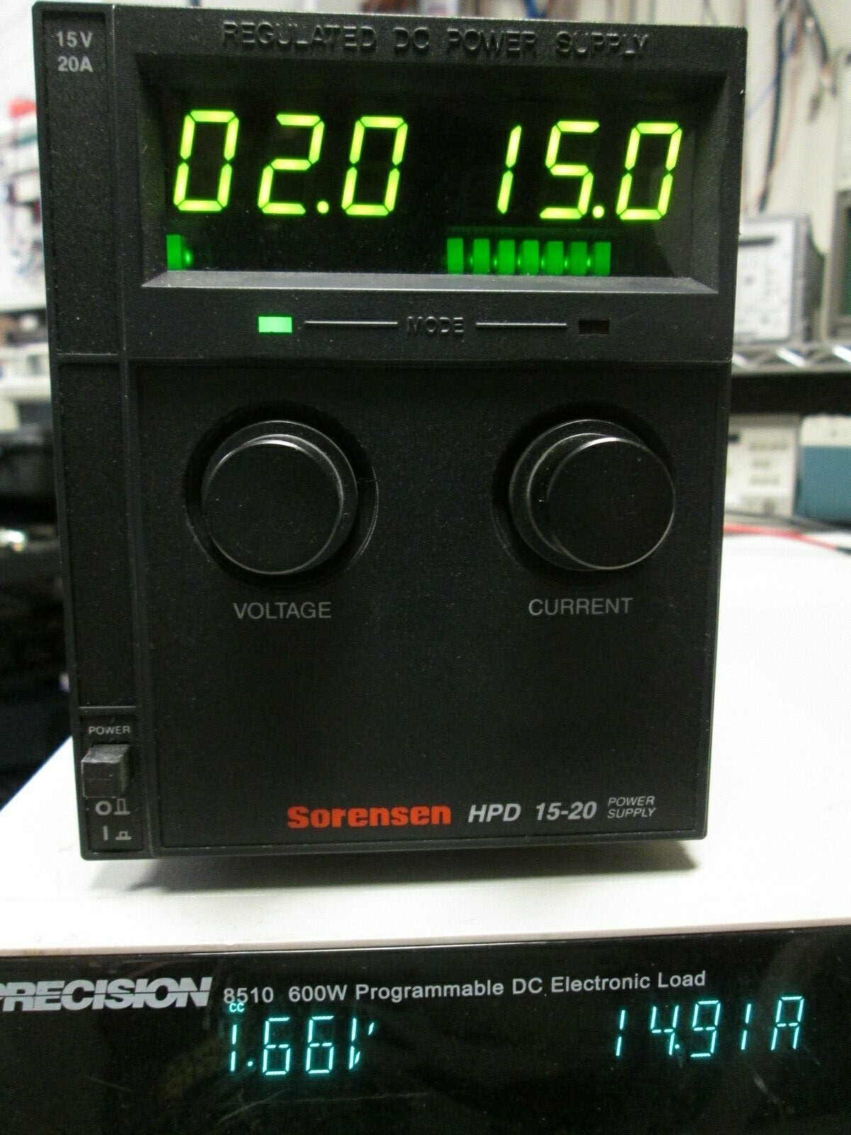 Sorensen HPD 15-20 High Power Lab DC Power Supply 0-15V 20A 300Wt | eBay