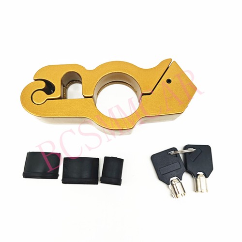 Motorcycle Handlebar Lock Brake Clutch CNC Aluminum Alloy Safety Anti ...