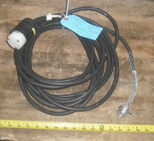 Power Cord assembly SJO Cable 12/3C Wire W/Plug L520GC 20A, 27' Long | eBay