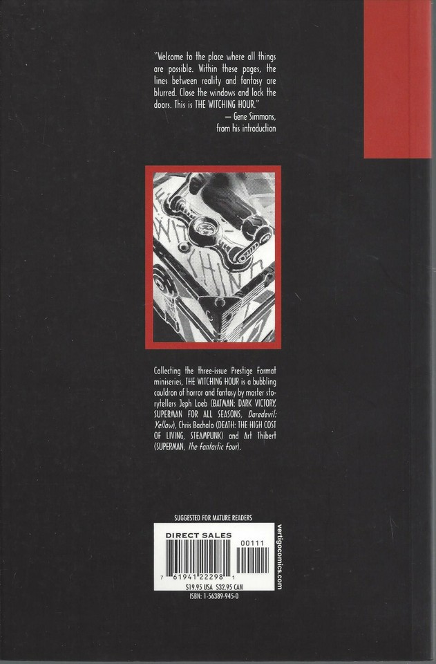 The Witching Hour SC TPB NEW OOP DC Comics / Vertigo 20% OFF | eBay