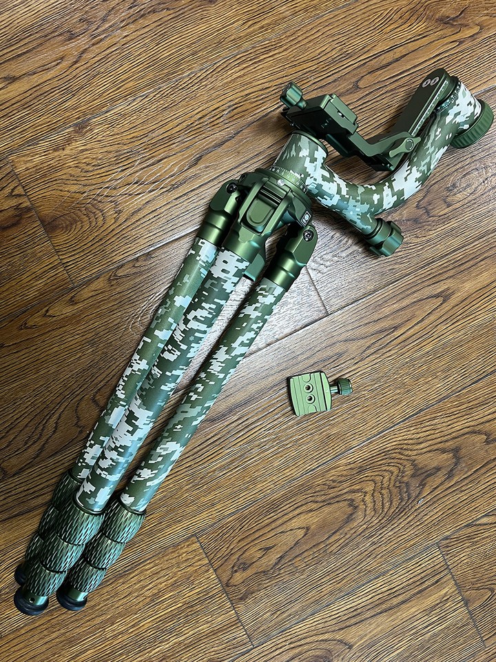 Sirui CT-3204 Camo Carbon fiber tripod CH-20 Gimbal Head For Nikon ...