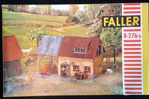 Vintage Faller HO Scale Building Kit B-276b, small barn, new in the box ...