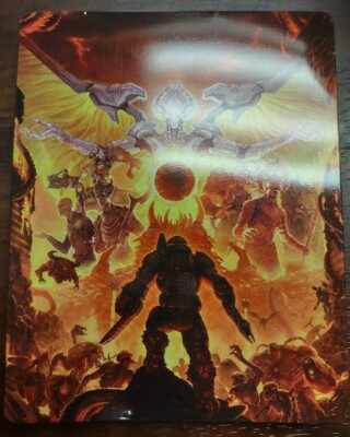 Doom Eternal Scanavo Exclusive Collectors Steelbook Only, Dented (NO ...