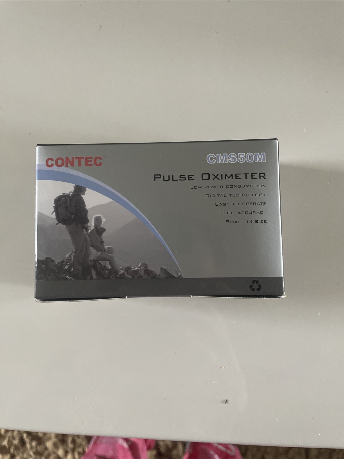 CONTEC LED CMS50M Pulse Oximeter,SpO2 and PR Value Waveform Blood ...
