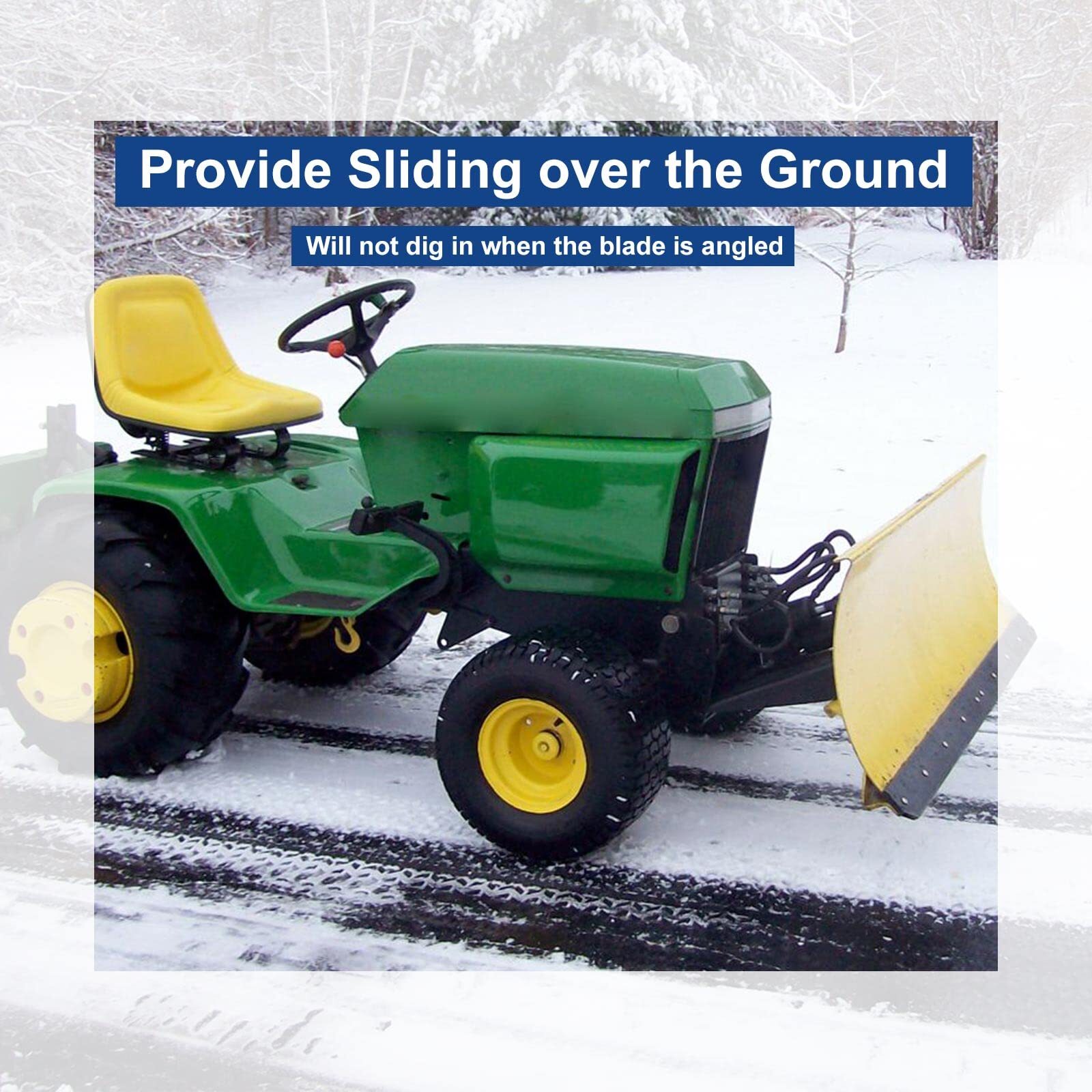 Pair of Snow Plow Shoe Skid For John Deere 42 46 47 48 54 Blade M147167 ...