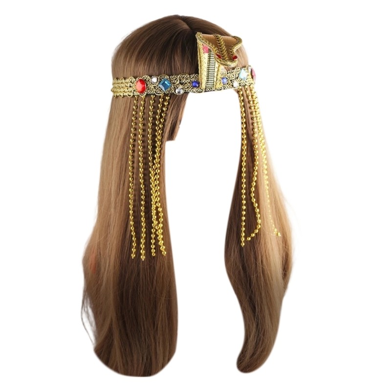 Cleopatra Crowns Headpiece Practical Plastic for Cosplay Halloween ...