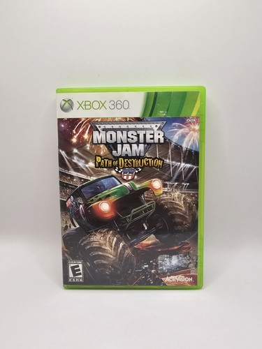 Monster Jam Path of Destruction Xbox 360 - Resurfaced Disc 🍁 | eBay
