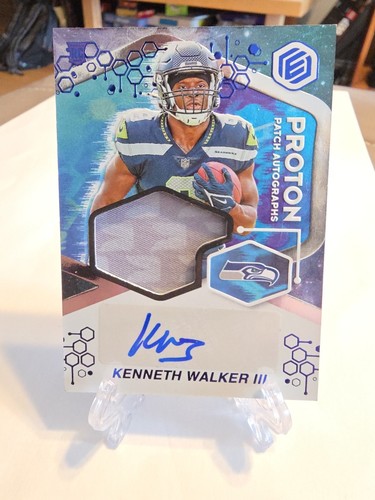 2022 Panini Elements Kenneth Walker Proton Rookie Auto RPA 10/10Seattle ...