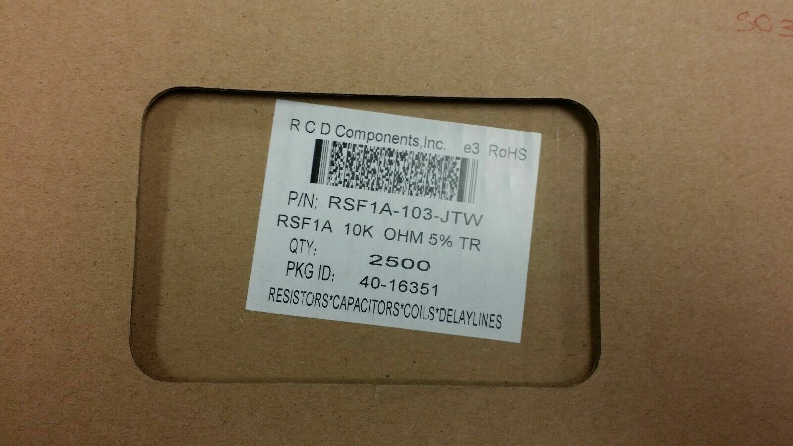 (100 PCS) RSF1A-103-JTW RCD Res Metal Oxide 10K Ohm 1W 5% ROHS | eBay