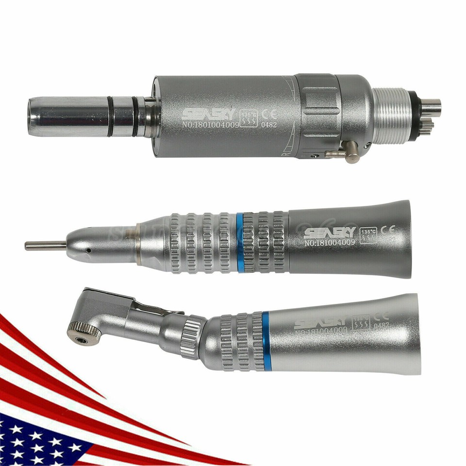 NSK Style Dental Slow Low Speed Handpiece Straight Contra Angle Air ...