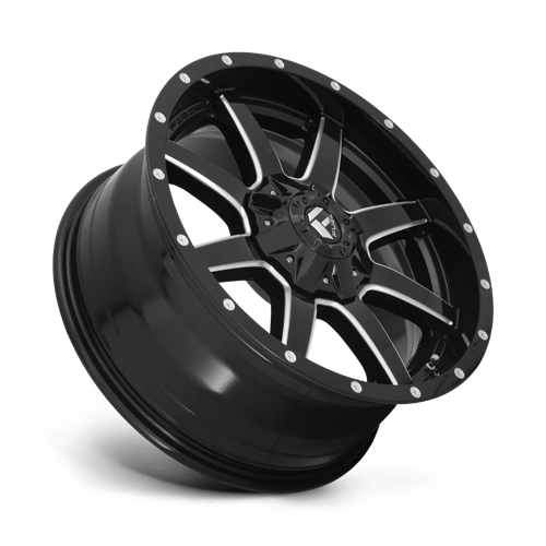 Fuel D610 Maverick Gloss Black Milled Rim: 18x9, 6x120/6x139.7/6x5.5 ...