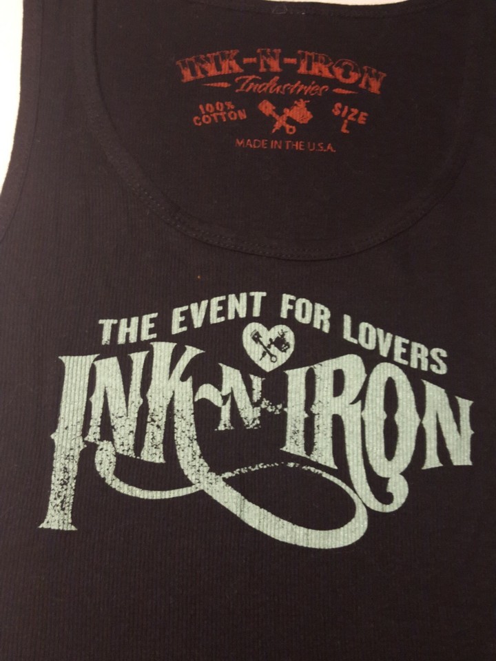 NEW INK N IRON ♡ THE EVENT FOR LOVERS ♡ WOMEN'S BLOUSE SHIRT TANK TOP ...