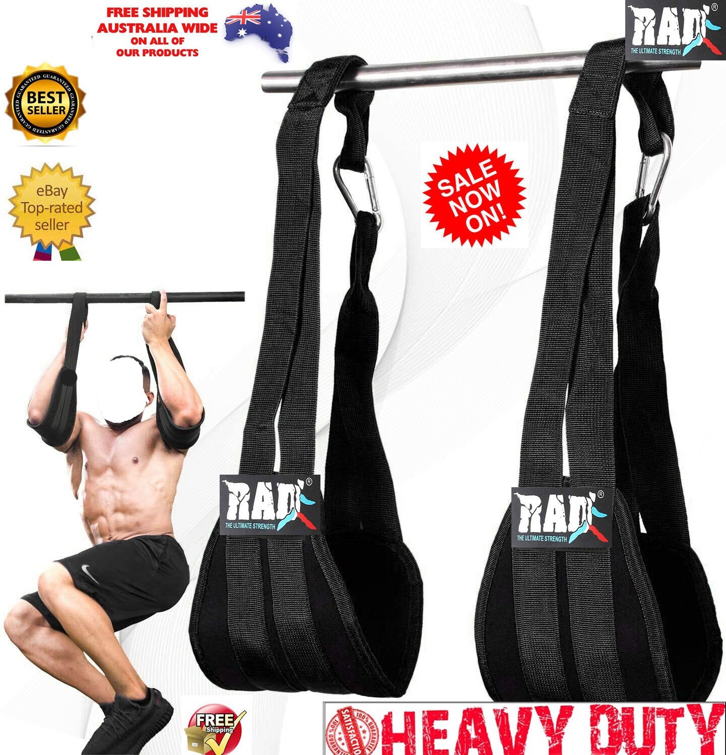 Best Ab Sling Arm Straps for Weightlifting, Abdominal Hanging, Pull ...