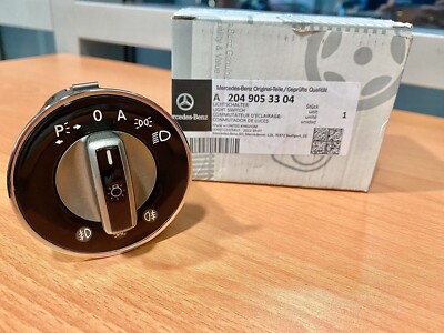 Original Mercedes Benz Light Switch C-Class W204 S204 A2049053304 Knob ...