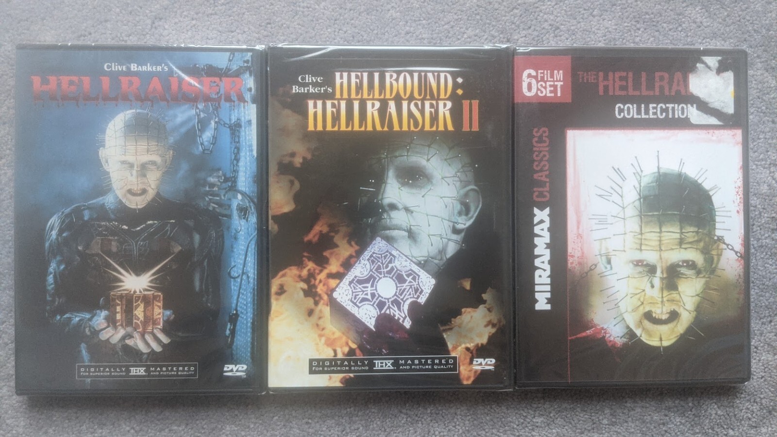 NEW Hellraiser 1-8 Complete Doug Bradley Pinhead Series DVD Horror ...