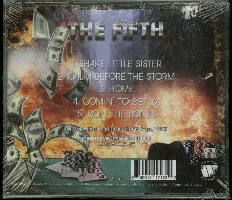 The Fifth self titled 2021 CD new Roy Cathey Cold Sweat Gibraltar | eBay