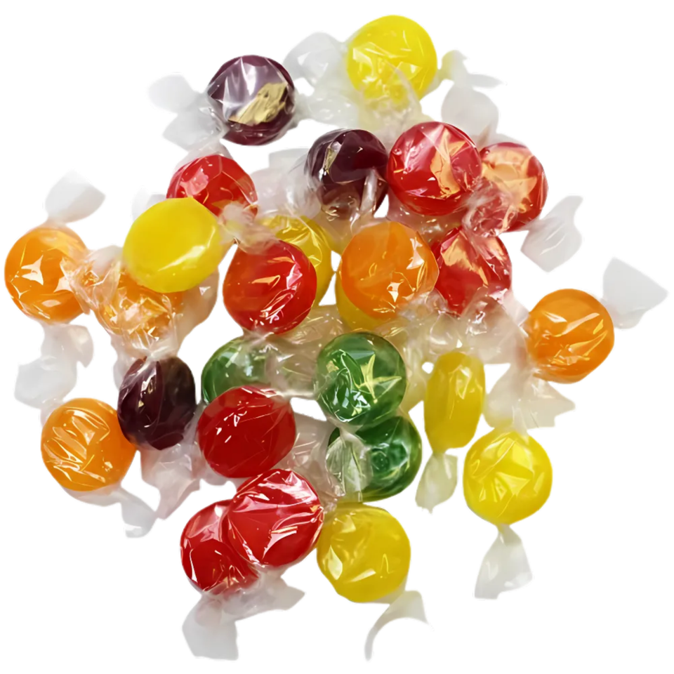 Old Fashioned Fruit Disc Candy 1 LB Bulk Button Candy Asst Hard ...