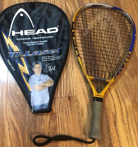 HEAD Ti.Laser Racquetball Racket w/ Case Sudsy Monchik Titanium ...