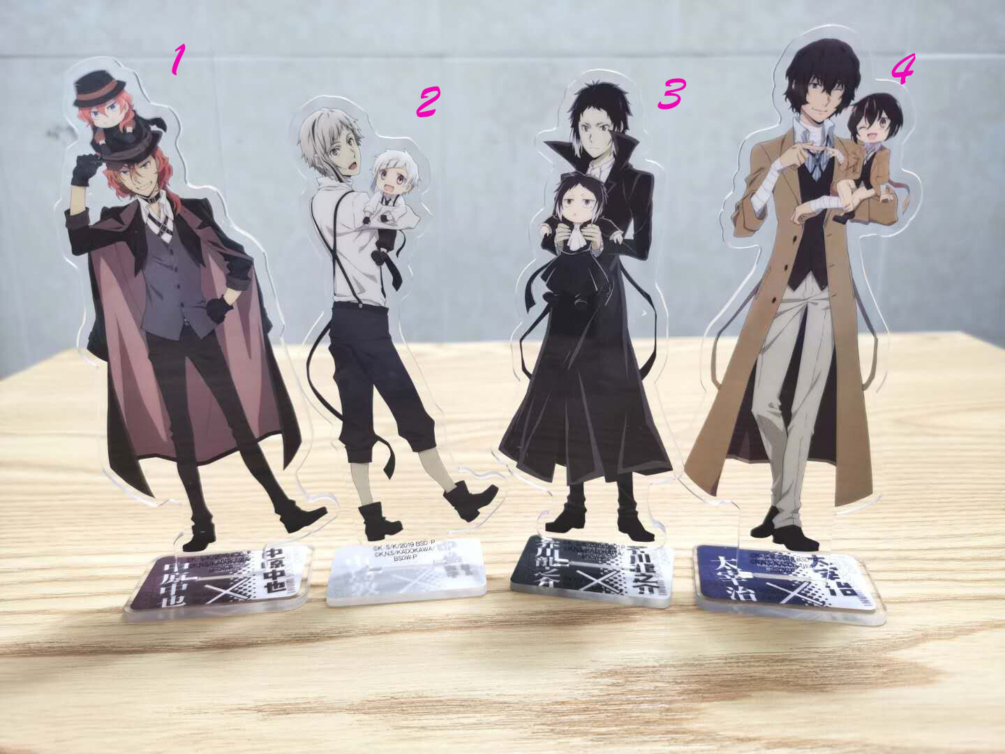 Japan Anime Bungo Stray Dogs Acrylic Stand Figure Model Desk Stand ...