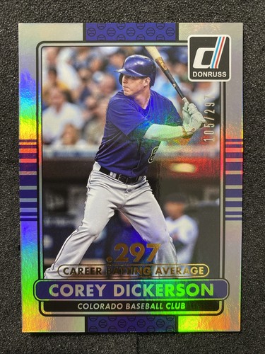 2015 Donruss Stat Line Career #82 Corey Dickerson /297 | eBay