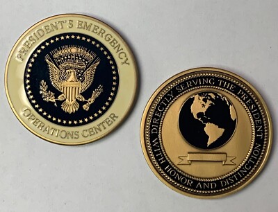 WHITE HOUSE President's Emergency Operations Ctr PEOC POTUS 42 Bill ...