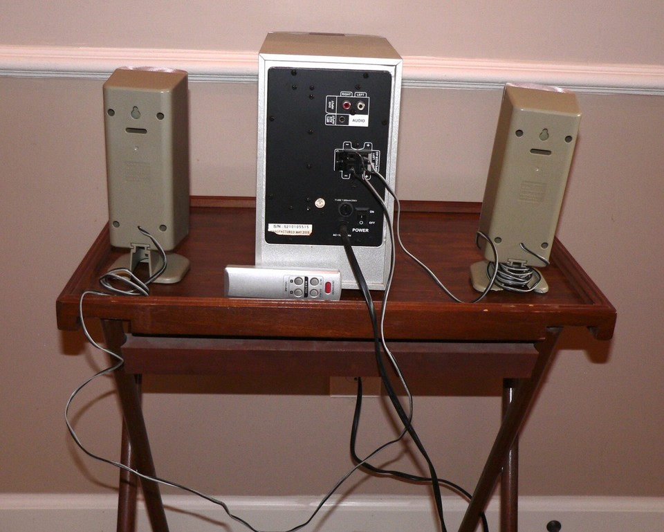 Durabrand Home Theater System 2.1 Channel HT-377 w Speakers & Remote | eBay