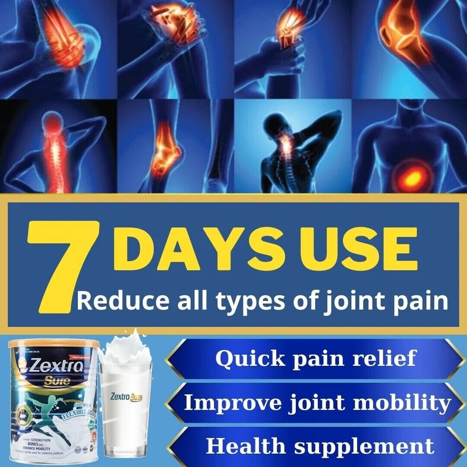 Original Zextra Sure Milk Powder 400g Knee Joint Pain Relief Bones ...