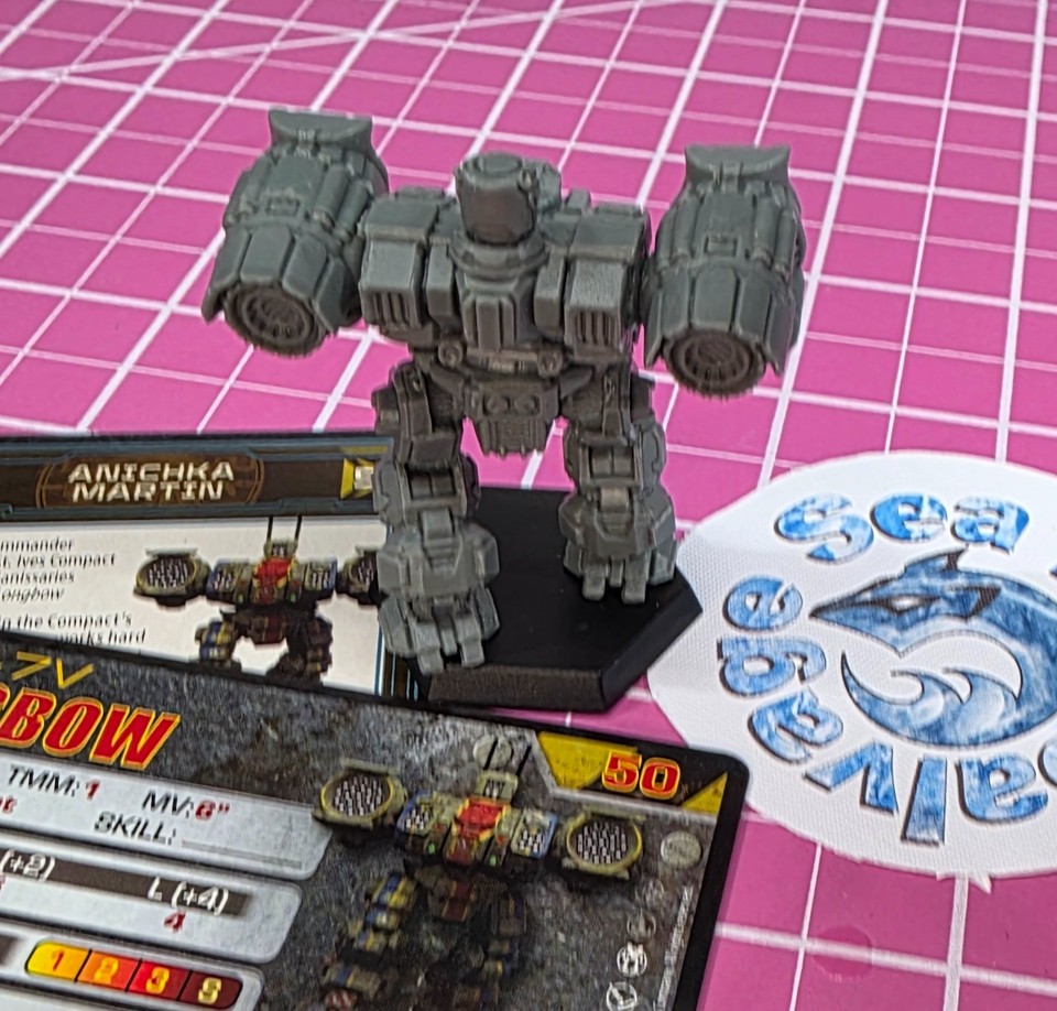 BattleTech Longbow Mech -- Inner Sphere Fire Lance + Cards | eBay