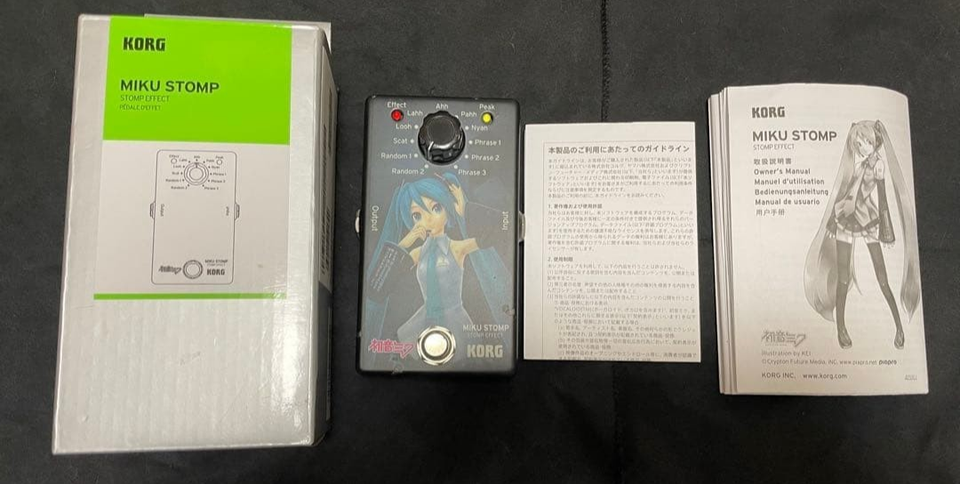 KORG KB10 Hatsune Miku Stomp Vocaloid Guitar Effect Pedal Tested Very ...