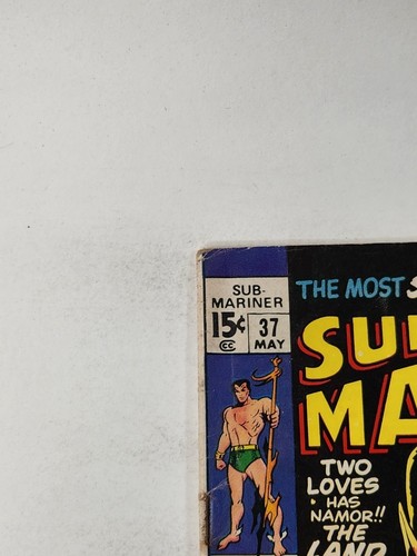 Sub-Mariner #37 (Marvel Comics May 1971) Bronze Age Death of Dorma | eBay