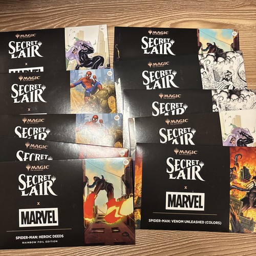 Magic The Gathering Spider-Man Secret Lair Amazing Everything Bundle ...
