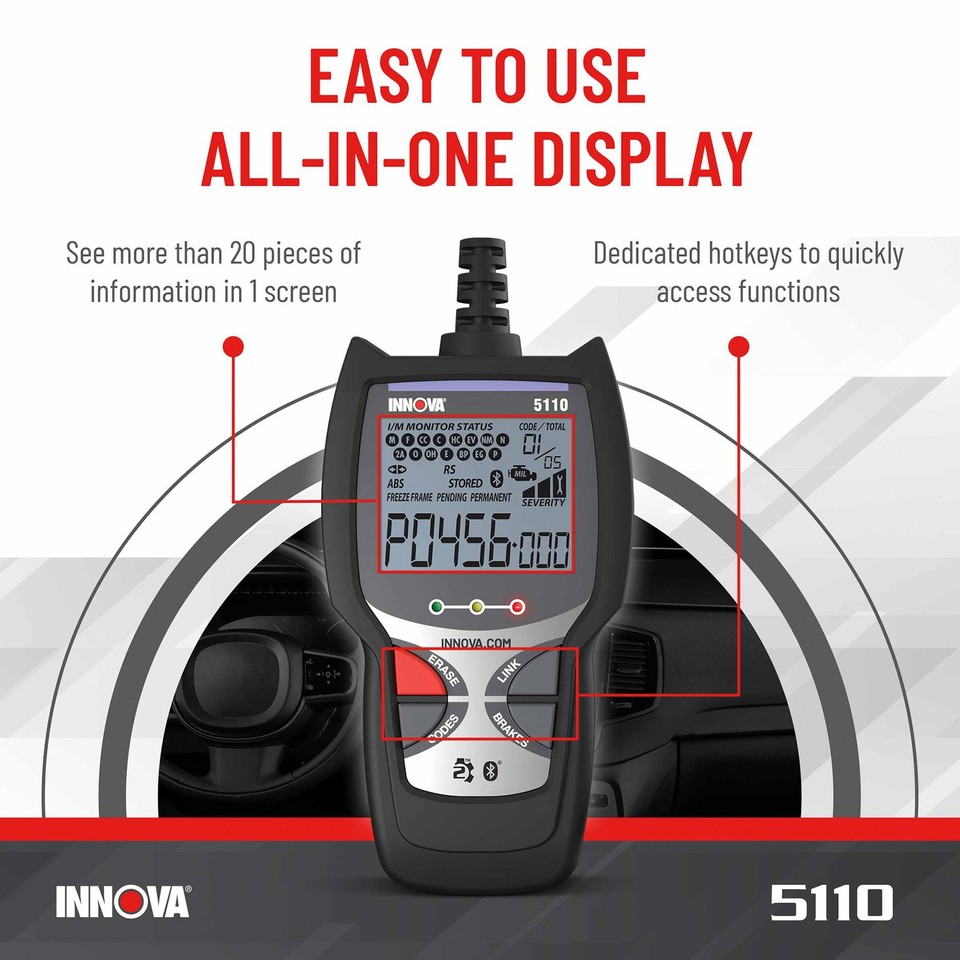 Innova CarScan Code Reader with ABS, Model# 5110 | eBay
