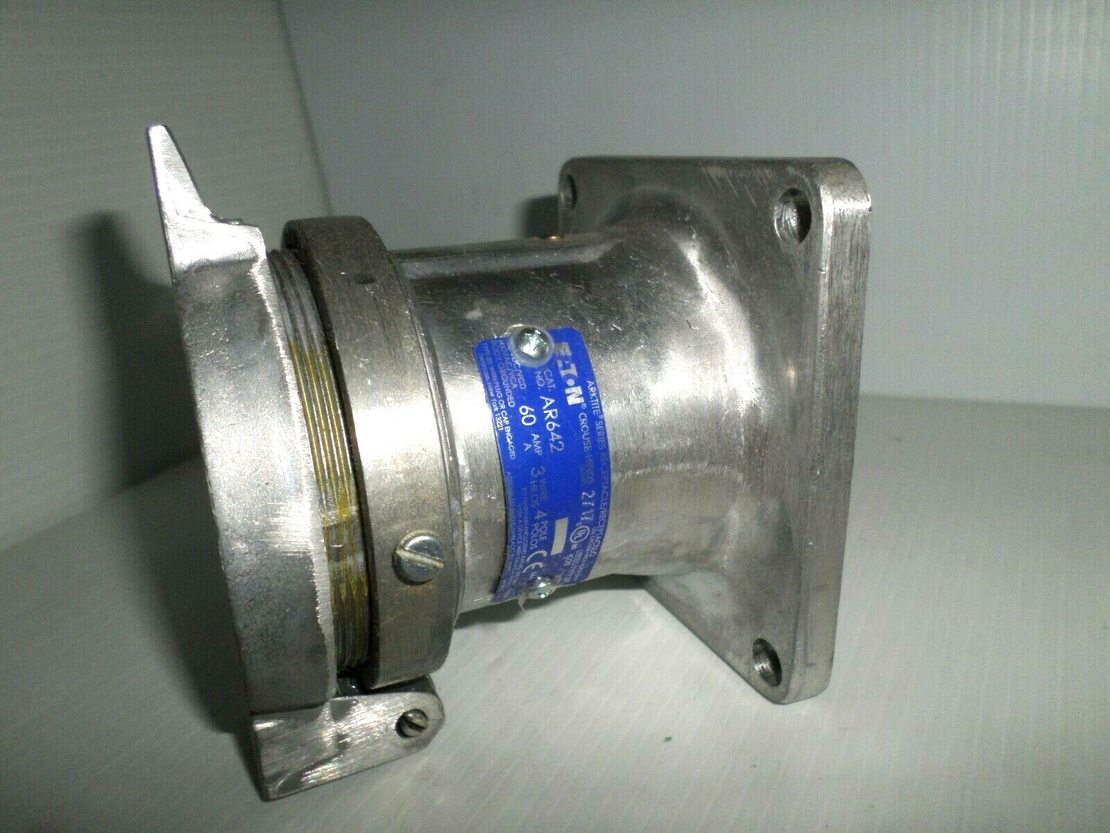 ⭐NEW IN BOX⭐CROUSE HINDS APJ6485&AR642 60 AMP 3W 4P ARKTITE PLUG ...