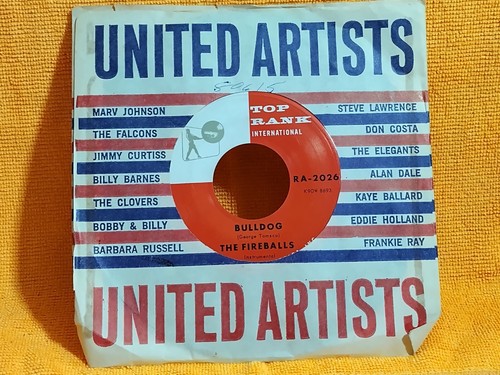 THE FIREBALLS-BULLDOG-TOP RANK-1959-RA-2026 VG++/45 RPM-BX-1 | eBay