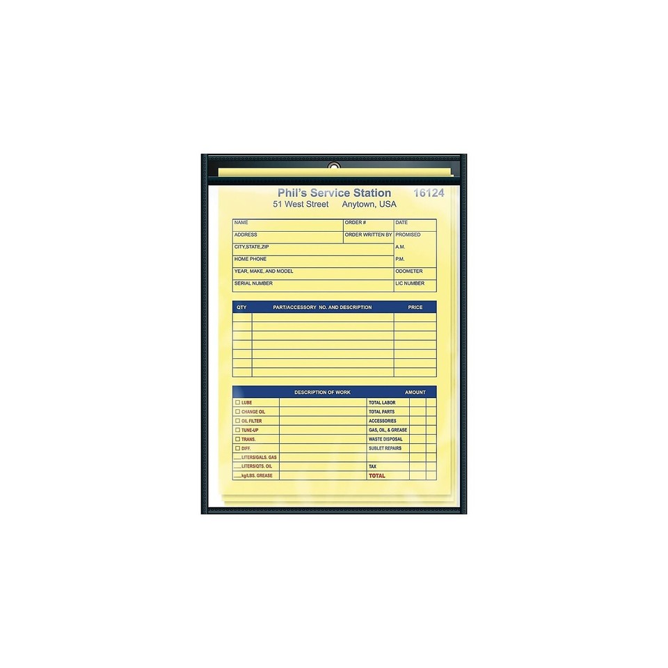 Staples Job Ticket Holders 9" x 12" Clear 9/Carton 15949/75255VS | eBay