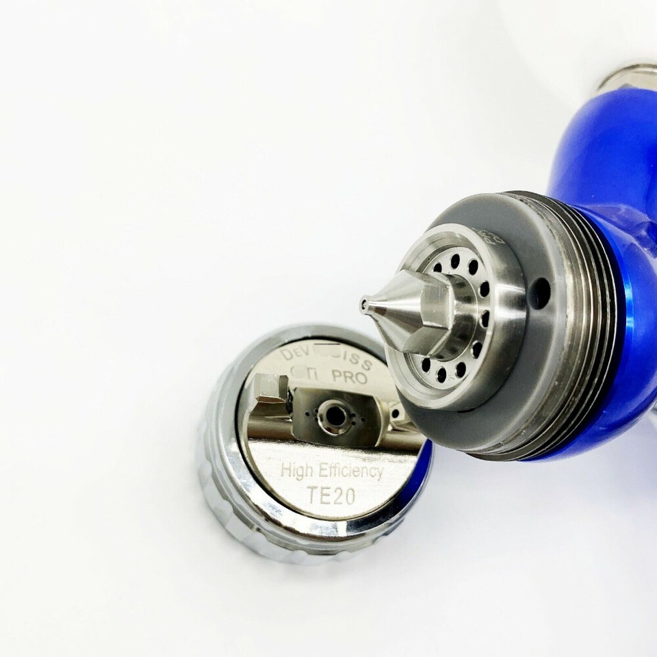 Blue Spray Gun Primers TE20 1.3mm Nozzle LVMP Car Paint Tool Pistol | eBay