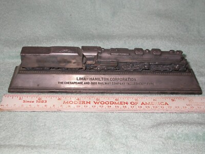 Hamilton Lima 2666 C&O Allegheny desk display Locomotive and tender ...