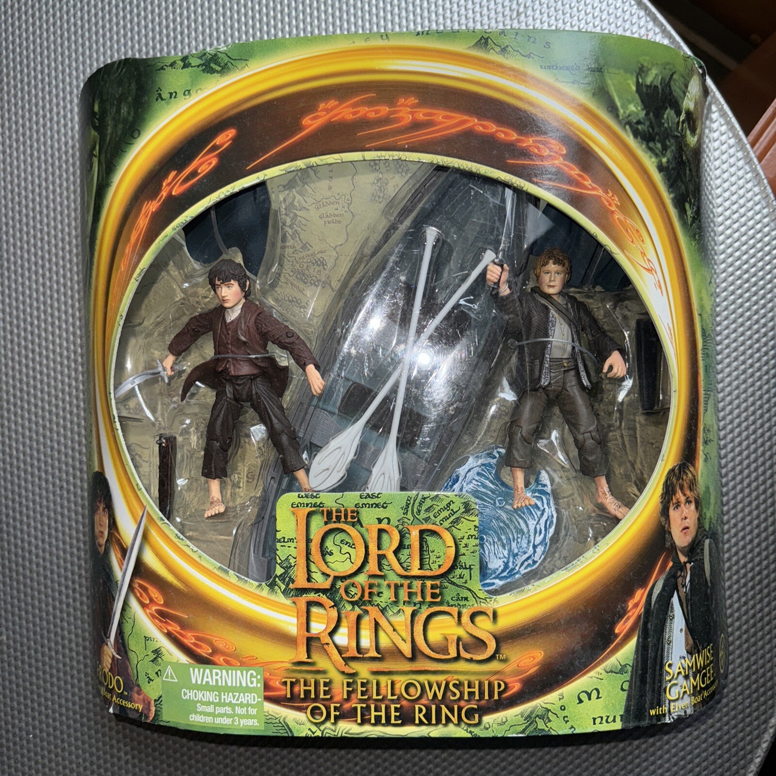 Lord of the Rings Fellowship Samwise Gamgee Frodo Elven Boat Accessory ...