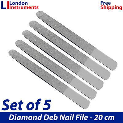 Pedicure Foot Dresser Diamond Deb Nail File & Remover Dual Sided ...