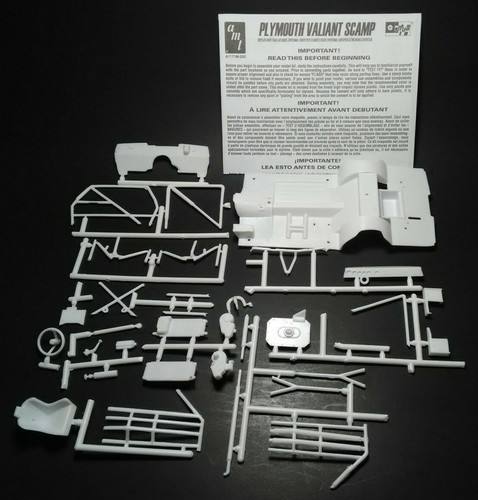 1971 Valiant Scamp Dart NASCAR 1/25 bucket seat roll cage late model ...