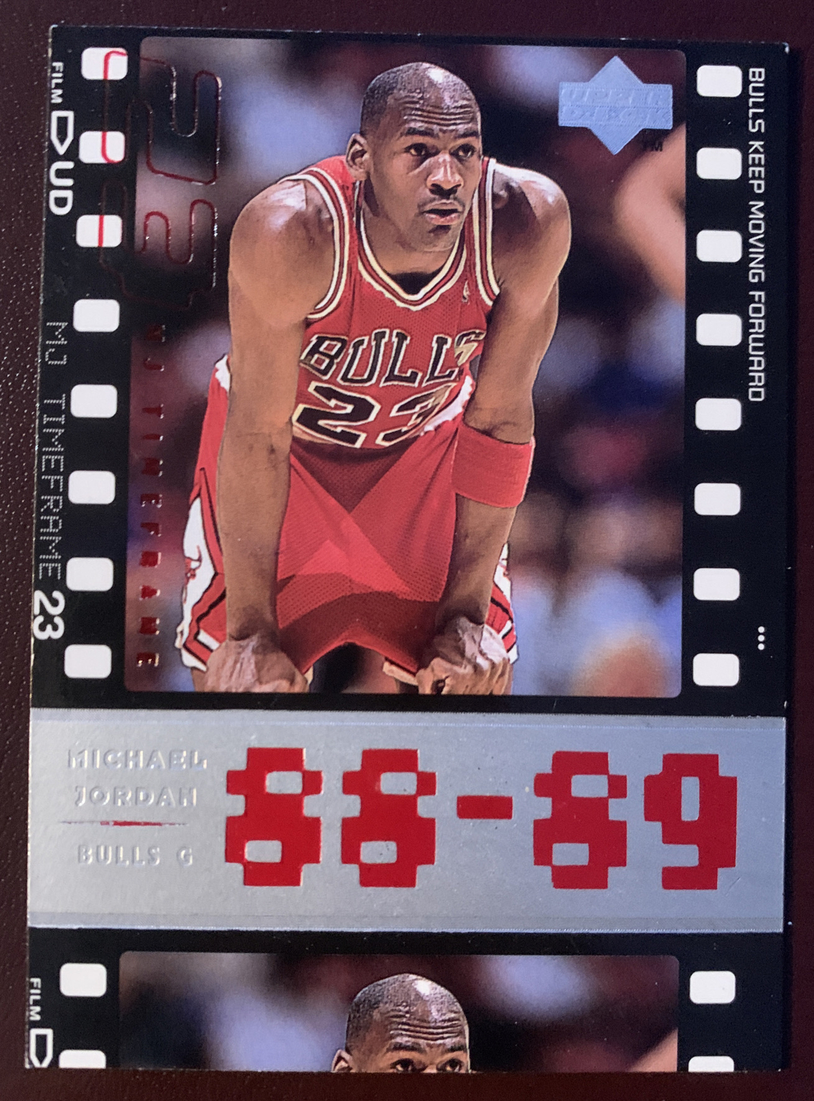 Michael Jordan 88-89 Bulls Keep Moving Forward Upper Deck 1998 #26 | eBay