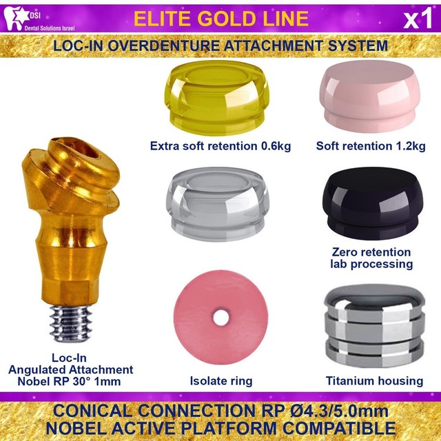 Dental Implant Conical Locator NP Nobel Active Angle Abutment 30° | eBay