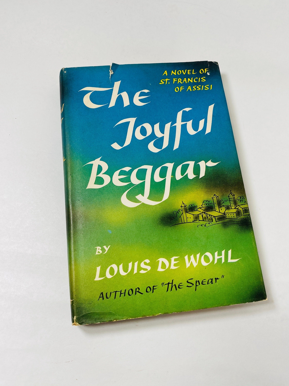 Joyful Beggar vintage book by Louis de Wohl circa 1958 with dust jacket ...